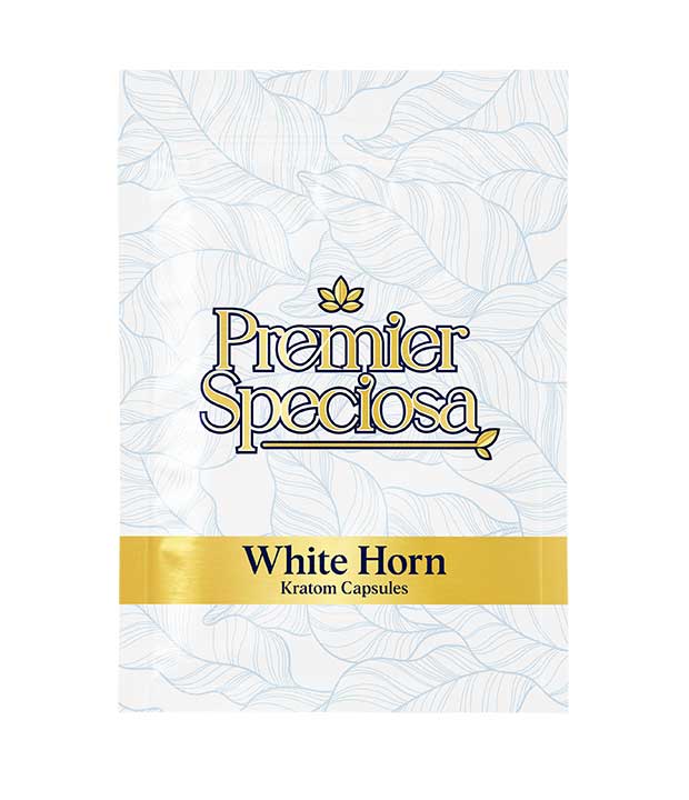 White Horn Kratom Capsules | Premier Speciosa